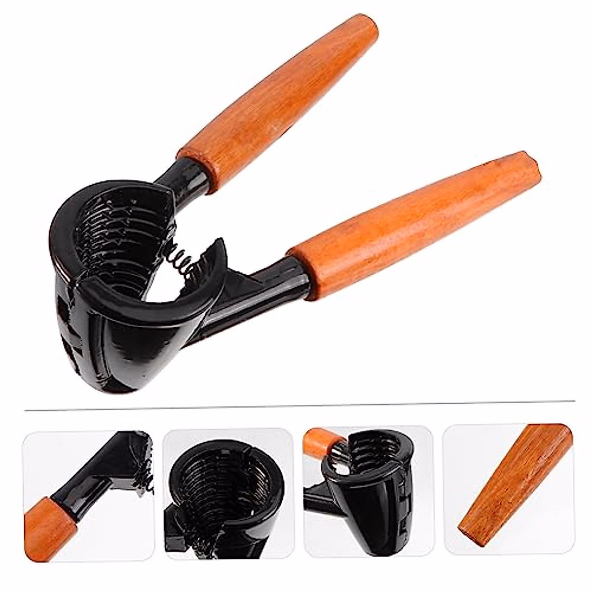 KJHBV Butter Pecan Home Tools Crab Tools Vintage Walnut Chestnut Cutter Nuts Opener Tool Walnut Sheller Walnut Opener Walnut Pliers Pecans Bottle Opener Nutcracker Bamboo Walnut Shells