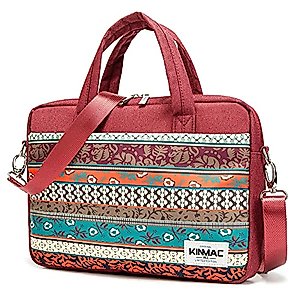 Kinmac Laptop Messenger Shoulder Case Bag Computer Briefcase For MacBook Air/Pro 13 inch,iPad Pro 12 inch,MacBook Pro 14 inch and 13 inch - 14 inch Laptop (Bohemian)