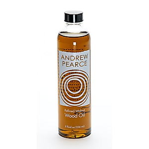 Andrew Pearce Premium Walnut Wood Oil Bowl Conditioner 8oz - Wooden Bowl and Cutting Board Oil