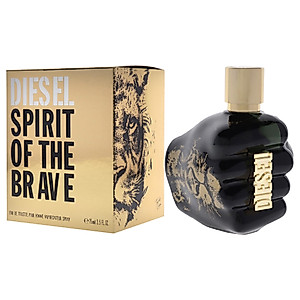 Diesel Spirit of the Brave Eau de Toilette Spray Cologne for Men, 2.5 Fl. Oz.