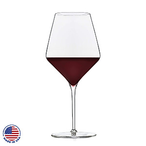 Libbey Signature Red Wine Glasses Set of 4, Seamless 24 Oz Wine Glasses for Cabernet, Merlot, and More, Stemmed Wine Glasses for All Occasions