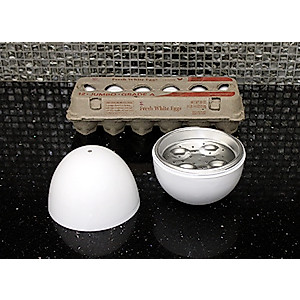 Microwave Egg Boiler Cooker Hard or Soft Boiled Eggs BPA Free Cook Up To 4 Eggs In Minutes Food-Grade