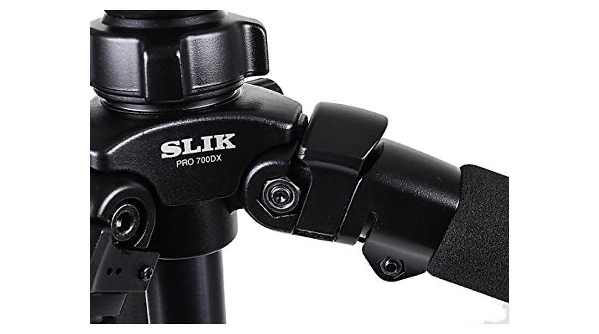 SLIK Pro 700 DX Tripod - Professional 3-Way Head & Portable Design