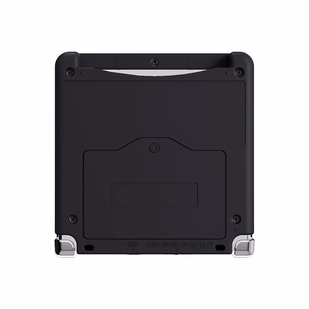 eXtremeRate Chrome Silver Glossy Custom Full Set Buttons for Gameboy Advance SP, Replacement A B L R Button Power On Off Volume Button D-pad Key for GBA SP Console - Console NOT Included