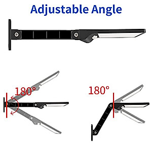 Aqonsie Solar Lights Outdoor with Remote, 180° Adjustable 56LED Solar Flood Light, Outside Security Motion Sensor Lights Outdoor with 3 Lighting Modes for Backyard,Gutter,Garden,Front Door 4 Pack