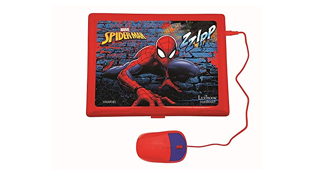 LEXiBOOK Disney Marvel Spider-Man Educational Laptop