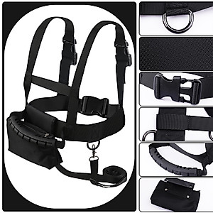 BOXOB Ski and Snowboard Training Harness for Kids, Ski Harness with Removable Leash and Bag, Speed Control Teaching Ski Accessories for Kid Boy Girl Beginners