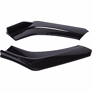 Gloss Black Bumper Lip Spoiler Splitter Fit for 1997-2002 2010-2021 Chevy Camaro LS LT1 SS Coupe Convertible Front Rear Body Kit Side Skirt