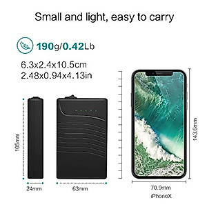 TalentCell Rechargeable 12V DC Output Lithium ion Battery Pack for LED Strip/Light/Panel/Amplifier and CCTV Camera with Charger, Multi-led Indicator Black (3000mAh)