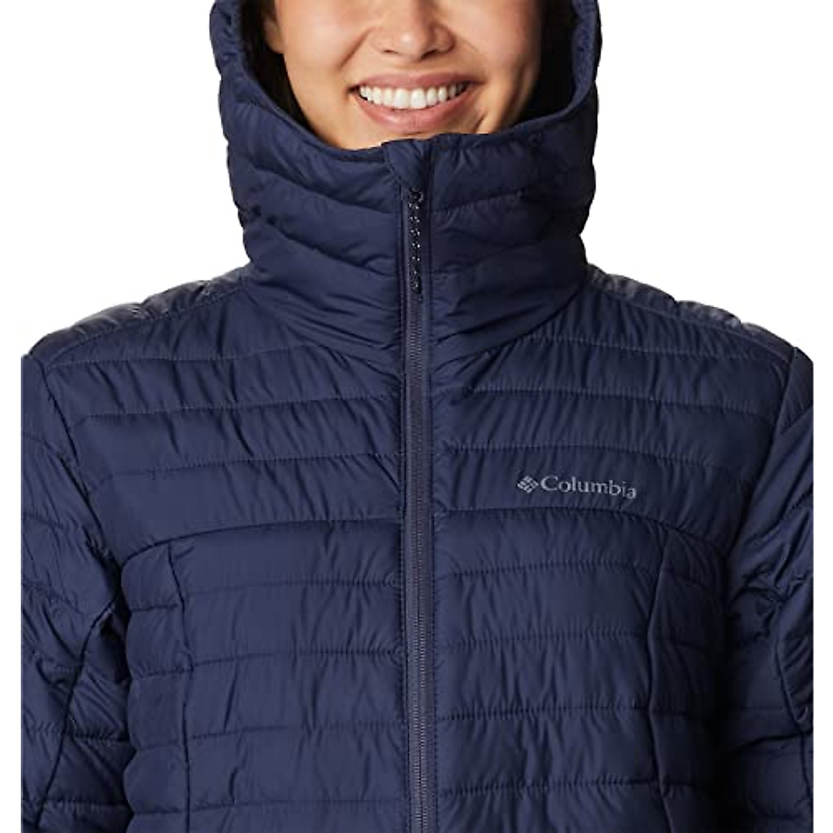 Columbia Women's Silver Falls Hooded Jacket, Nocturnal, Large