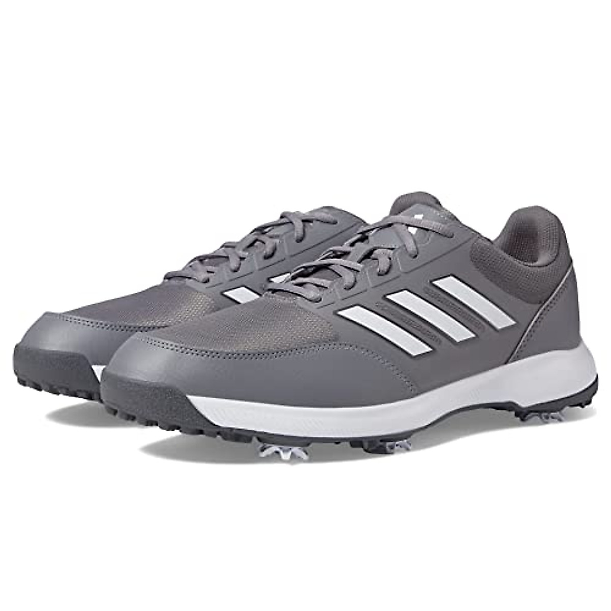 adidas Men's TECH Response 3.0 Golf Shoe, Grey Four/FTWR White/Grey Three, 10