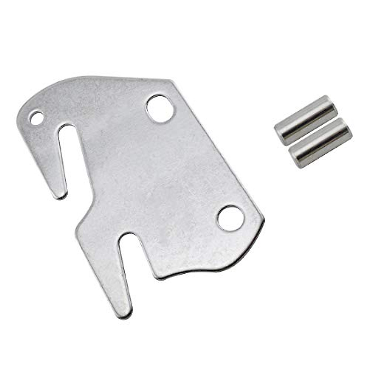 SDTC Tech 4 Sets Wooden Bed Rail Hook Plates #10 Bed Frame Bracket Headboard Footboard Hook Supports with Mounting Pins for Bed Parts Replacement or New Bed Constructions