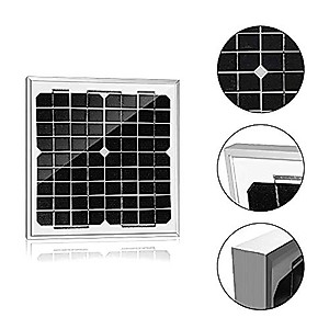 Western Harmonics Solar Powered 10 Watt Fan Kit