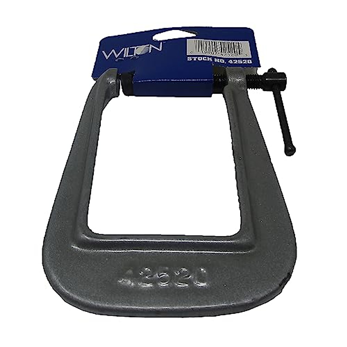 Wilton 252 Deep-Reach Carriage C-Clamp, 2" Maximum Jaw Opening, 3-1/2" Throat (42520)