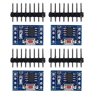 MCU Development Module, 1 Channel Switch Chip Stable Output Wide Application 4 Sets Microcontroller Board Good Control PCB for PWM Wave Modulation