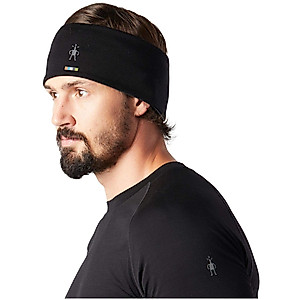 Smartwool Merino 250 Reversible Headband - Wool Headwear for Men and Women BLACK-CHARCOAL H IFM