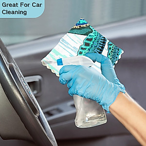 Sea Turtle Turquoise Teal Kitchen Dish Cloths Ocean Sea Life Marine Microfiber Cleaning Towels Absorbent Dishcloths Fast Drying Washcloths for Car Window Bathroom 11x11 inch Pack of 6