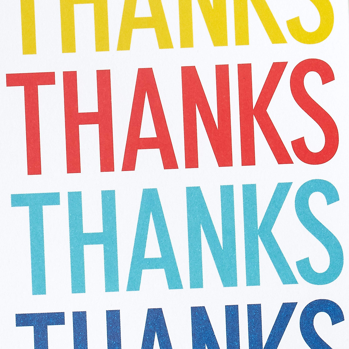 Hallmark Thank You Cards Assortment - Bright Primary Colors (48 Pack)