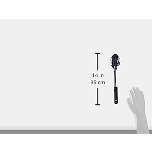 Winco BSOB-13 Solid Basting Spoon with Bakelite Handle, 13-Inch, Medium, Stainless Steel