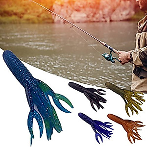 lamphle 10cm/9g Fishing Gifts for Men Unique Fishing Lures for Freshwater Fishing Lures Bass Professional Universal Fishing Tackle Floating Squid Jig Light Blue