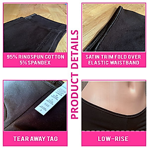 Naughty Custom Property of Daddy Panties – Flirty Premium Cotton Underwear – Sexy Gift Idea Black