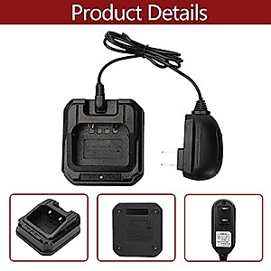 BAOFENG Battery Charger Base with US Adapter 100-240V Waterproof Two Way Radio UV-9R UV-9R Plus UV-9RPRO BF-A58 BF-9700 GT-3WP UV-82WP R760 Plus Series
