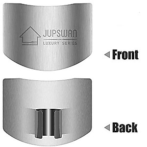 Jupswan Finger Guards for Cutting Stainless Steel Knife Cutting Protector Kitchen Tool Chef Knife Finger Guard for Food Chopping Cutting Avoid Hurting (3-Pack)