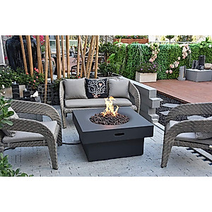 Modeno Fire Pit Fire Table Outdoor Furniture Branford Fire Table Brand-Natural Gas