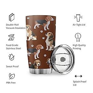WmhrYpzhL Corgi Travel Mug Dog Coffee Cup Stainless Steel Insulation Tumbler with Lid For Home Office School Outdoor Gifts Corgi