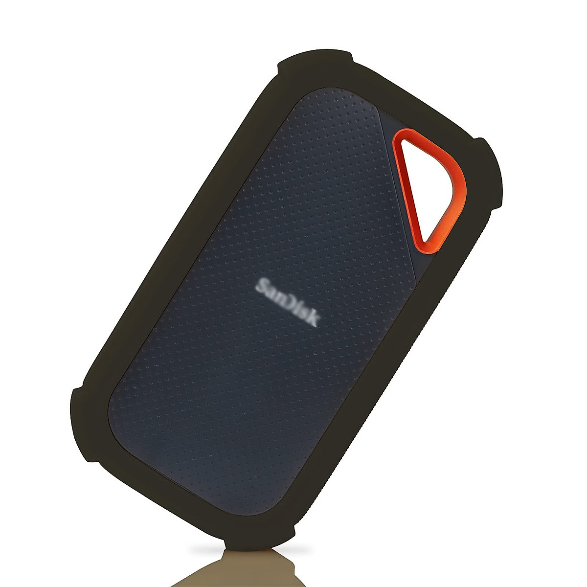 LEFXMOPHY Extreme Pro Case Replacement for SanDisk E81 1TB 2TB 4TB Portable SSD - Up to 2000MB/s V2 New Gen Soft Silicone Portective Skin Sleeve (Not fit for E61) Black