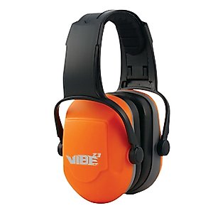 Jackson Safety Noise Reducing, Dielectric, Adjustable Safety Ear Muffs, 23dB NRR, Orange, 20773