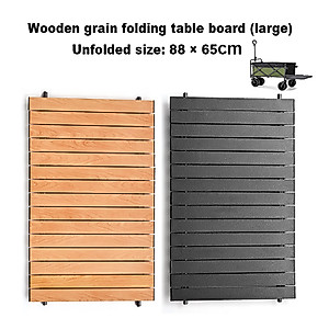 Back Open Folding Garden Utility Wagon with Table, Collapsible Outdoor Small Grocery Carts, 551Lbs Weight Capacity for Shopping & Storage, with 360 Degree Swivel Wheel,White