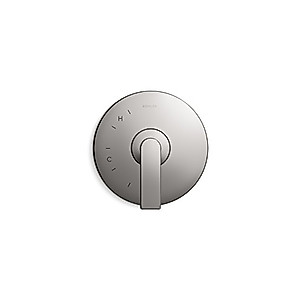 Kohler K-TS73115-4-CP Composed Trim with Lever Handle for Rite-Temp Pressure-Balancing, Valve Not Included, Polished Chrome