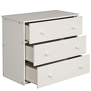 Harper & Bright Designs Twin Loft Bed with Desk, Low Study Loft Bed Frame with Storage Cabinet and Rolling Portable Desk for Kids and Teenagers, Twin Size, White