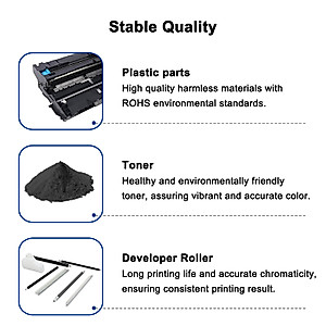 Toner Bank Compatible Drum Unit Replacement for Brother DR820 DR-820 DR 820 for Brother MFC-L5850DW HL-L6200DW HLL6200DW L6200DW MFC-L5900DW MFC-L5700DW HL-L5200DW L5200DWT Printer Drum Unit 2PK