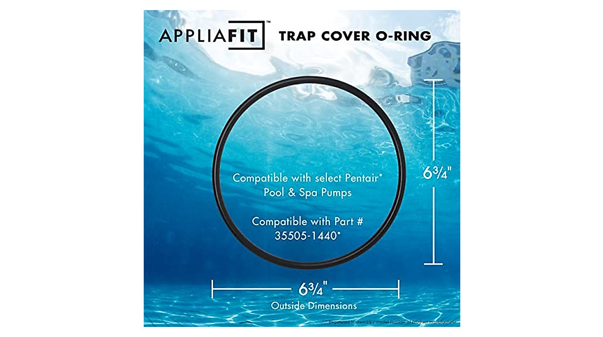 AppliaFit Trap Cover O-Ring Compatible w/ Pentair Sta-Rite