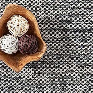 nuLOOM Alessi Solid Farmhouse Cotton Area Rug, 3' x 5', Grey