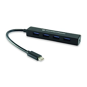 Conceptronic CTC4USB3 USB 3.1 (3.1 Gen 2) Type-C 5000 Mbit/s Hub (USB 3.1 Gen 2) Type-C, USB 3.0 (3.1 Gen 1) Type-A, 5000 Mbit/s, 0.15 m, China, USB
