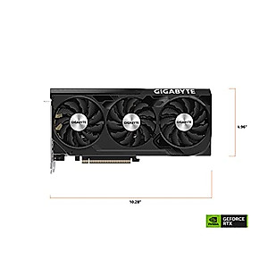 GIGABYTE GeForce RTX 4070 WINDFORCE OC 12G Graphics Card, 3X WINDFORCE Fans, 12GB 192-bit GDDR6X, GV-N4070WF3OC-12GD Video Card