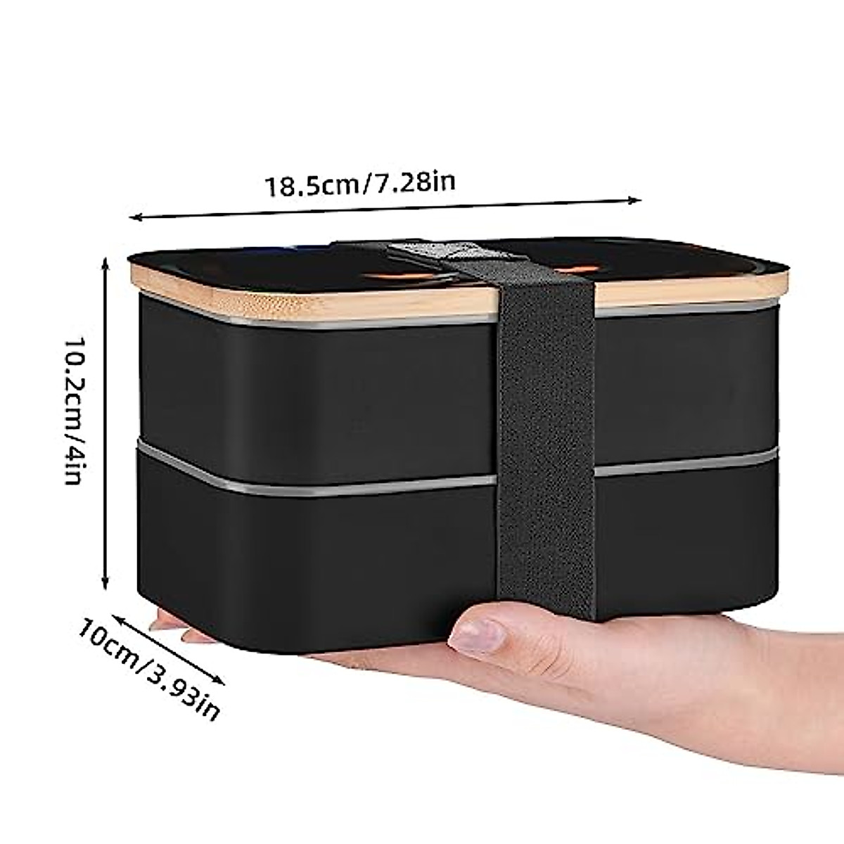 Future Astronauts Adult Lunch Box, Bento Box, With Cutlery Set Of 3, 2 Compartments, Rectangular, Lunch Box For Adults