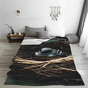 Ultra-Soft Micro Fleece Blanket Little Bird Nest Comfortable Simple Luxury Sofa Blankets 40"X30" Bedding Home Decorative