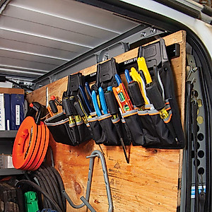 Klein Tools 55921 Tool Rack, Tradesman Pro Modular Wall Mount Rack Works with Klein Click Lock Modular Pouches