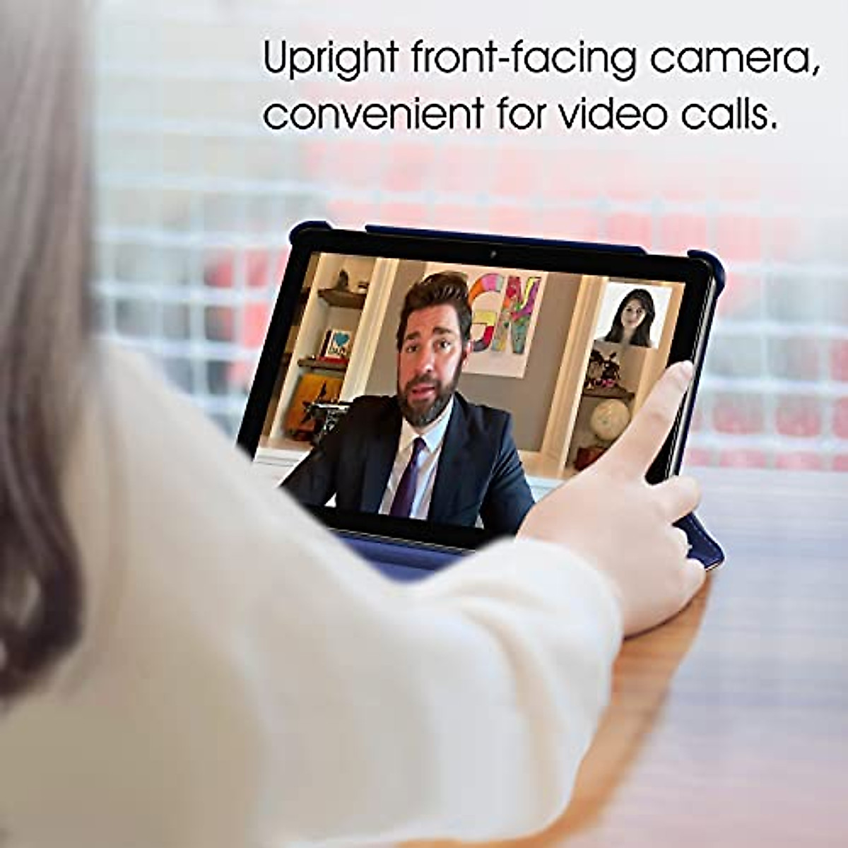 Fintie Case for All-New Amazon Fire HD 10 & Fire HD 10 Plus Tablet (Only Compatible with 11th Generation 2021 Release) - 360 Degree Rotating Swivel Stand Cover Dual Auto Sleep/Wake, Blooming Hibiscus