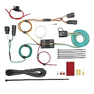 Oyviny Custom 4 Way Flat Trailer Wiring Harness 56120 for Ford Edge 2011-2014, Edge Trailer Hitch Wiring