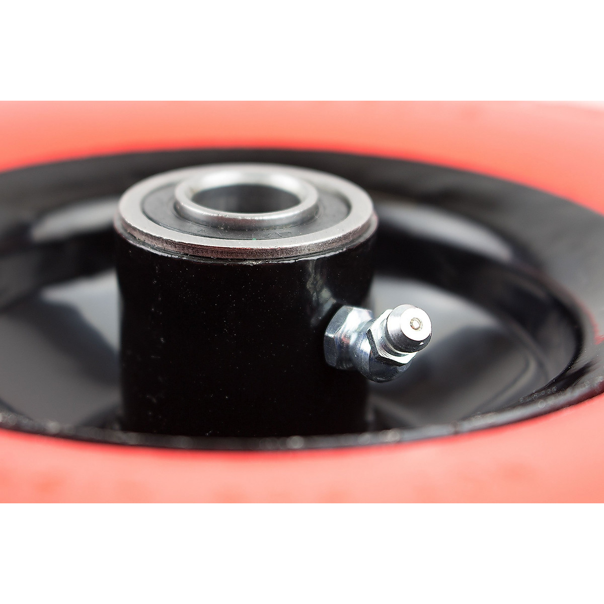 NK WFFOR10 Heavy Duty Solid Rubber Flat Free Tubeless Hand Truck/Utility Tire Wheel, 4.10/3.50-4" Tire