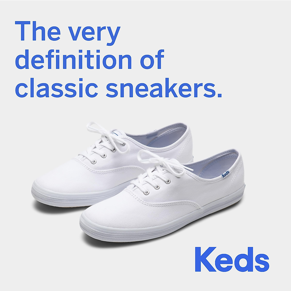 Keds Women's Champion Sneaker,White Canvas,8 M US