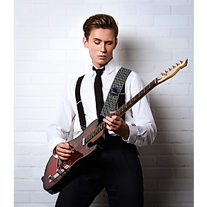 TimbreGear guitar strap (Black/Red)