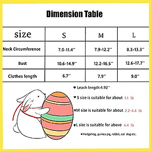 Guinea Pig Clothes,Soft Bunny Ferret Clothes with Pet Rabbit Harness and Leash Mini Hat Bag Cute Brooch for Kitten Small Animal Collars