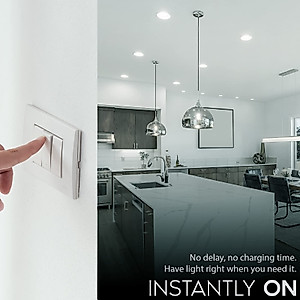 LUXRITE 4-Pack BR30 LED Bulb, 65W Equivalent, 6500K Daylight, Dimmable, 650 Lumens, LED Flood Light Bulbs, 8.5W, Energy Star, E26 Medium Base, Damp Rated, Indoor/Outdoor - Living Room and Kitchen