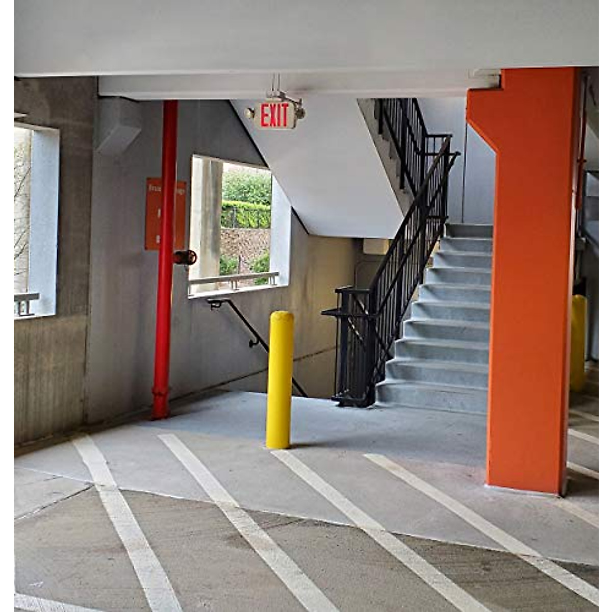 HUBBELL CCR, Remote Compatible Combination Outdoor Emergency Light and Red Letter Exit Sign, with 120/277VAC, 60Hz Input, 2 Fully Adjustable LED Lamps, 18 in x 2 in x 8.2 in, White